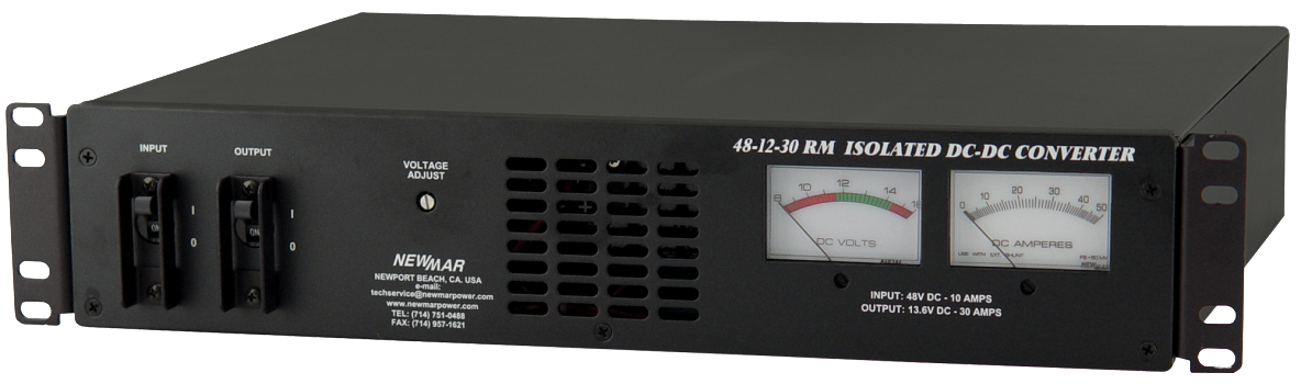 Rack Mount DC-DC Converters | 48VDC to 24VDC | 48VDC to 12VDC | 24VDC ...