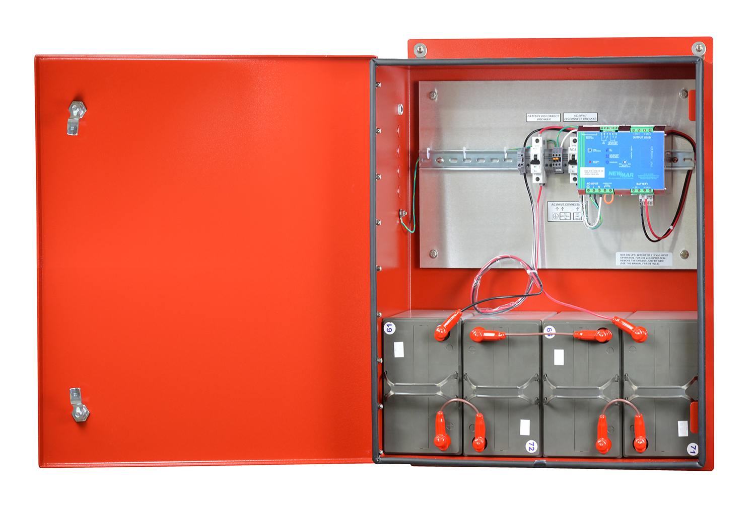 DC Power Enclosures with DIN Rail DC UPS for NFPA 1221 by Newmar ...